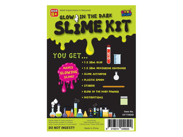 Slime Kit Glow In The Dark - Questacon