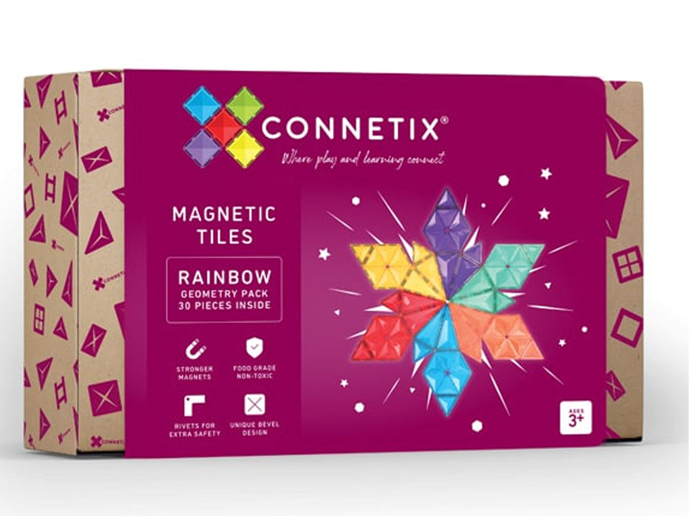 Connetix Rainbow Geometry Pack – Questacon