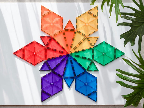 Connetix Rainbow Geometry 30pc - Questacon