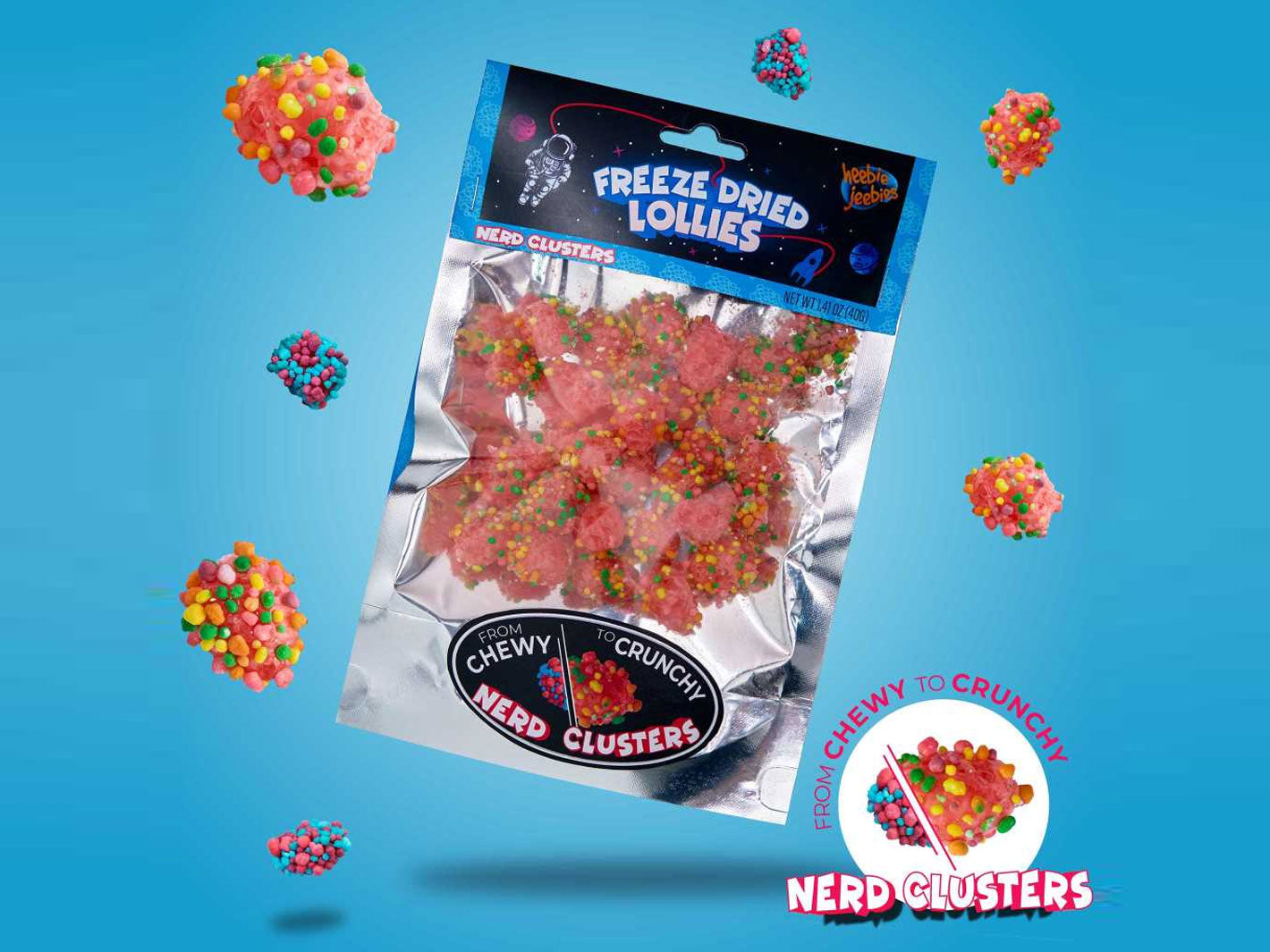 Freeze Dried Nerds Gummy Clusters - Questacon